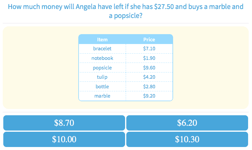 Grade 8 - Practice with Math Games